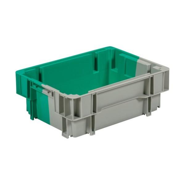 ■特徴 同色スタッキングタイプ。 ネスティング時は収納効率に優れ、空箱スペースの削減が可能。  ■材質 ポリプロピレン（PP）   【入数】 1点 SKSNN16BGLGR