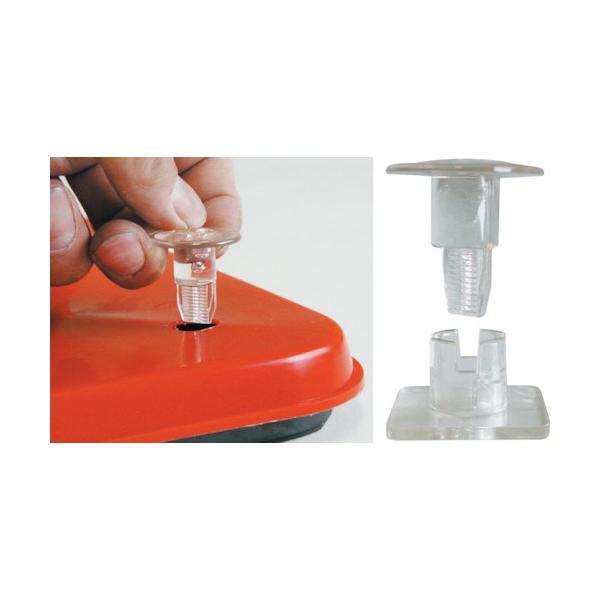 商品画像はイメージ画像です。実際とは異なる場合がございます。 ■特徴 コーンベット付各種コーンにコーンベットを固定するジョイントピンです。  ■材質 ポリカーボネート(PC)   【入数】 1点 8Y0095