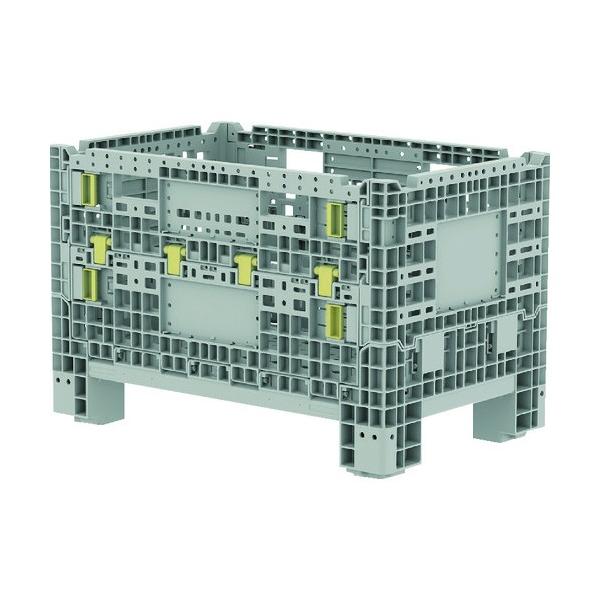 ■特徴 金属製を上回る強度と使い易さを実現しています。 金属製と比べ、約20％の軽量化をしています。 内側に折りたためる為、限られたスペースで作業が可能です。 折りたたみ状態でも、安定した段積みが可能です。 錆が発生せず、収容物の品質も落と...