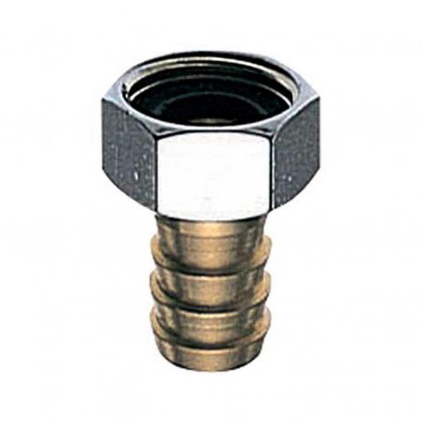 【商品説明】 取付ネジG1/2 ホース接続部外径16．5mm ホース内径15mm用  【用途】 内径15mmホース接続用のユニオンナット  【注意】 取付後、水もれの有無をご確認ください  【材質】 黄銅  【付属品】 パッキン  【入数】...