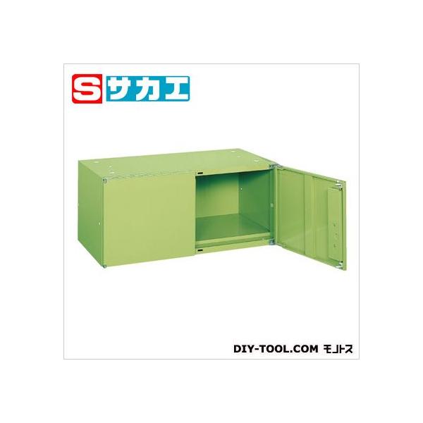 統一された寸法（間口、奥行、高さ）で自由な組み合せが可能！！ ●外寸：W900×D450×H400mm ●内寸：W860×D419×H340mm ●カラー：サカエグリーン ●質量：14kg 分類：工具保管 メーカー型番：SK-04HN 完成...