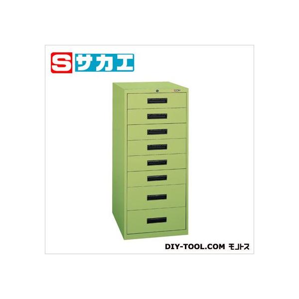 仕切り板が標準装備している為、部品の分類に便利です ●外寸：W500×D550×H1110mm ●カラー：サカエグリーン ●質量：69kg ●H115：6段、H172：2段 ●セット内容（付属品）：各引出しにパーティション2枚、デバイダー6...