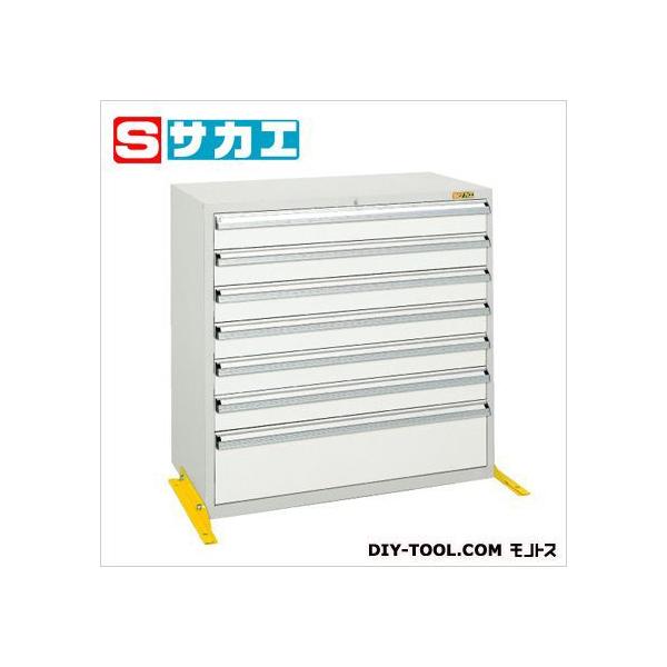 合理的な組み合わせで収納効率が更にアップ！！　統一された寸法（間口、奥行、高さ）によりレイアウトが自由自在！ ●外寸：W900×D450×H880mm ●カラー：グレー ●質量：118kg ●引出し：H100×6段、H200×1段 ●ボール...