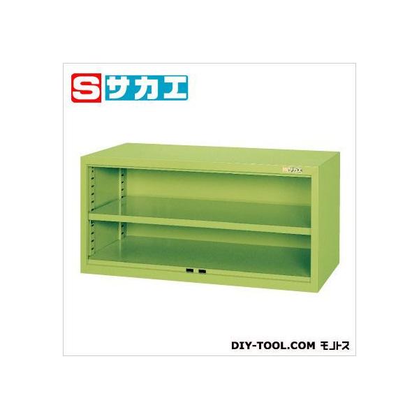 合理的な組み合わせで収納効率が更にアップ！！　統一された寸法（間口、奥行、高さ）によりレイアウトが自由自在！ ●外寸：W900×D450×H440mm ●内寸：W850×D425×H345mm ●カラー：サカエグリーン ●質量：17kg ●...