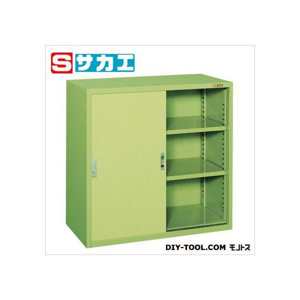 合理的な組み合わせで収納効率が更にアップ！！　統一された寸法（間口、奥行、高さ）によりレイアウトが自由自在！ ●外寸：W900×D450×H880mm ●内寸：W850×D385×H815mm ●カラー：サカエグリーン ●質量：32kg ●...