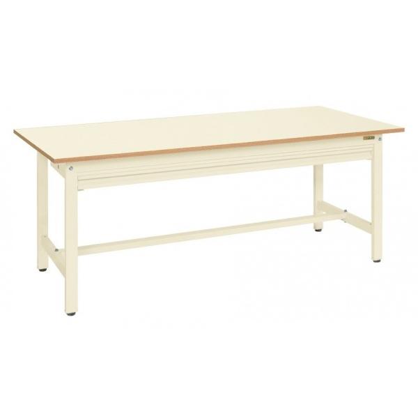 本体は角パイプ(構造用鋼管)を使用しているため非常に堅牢でしかもホコリが溜まりません。 ●外寸:W900×D750×H740mm ●均等耐荷重:350kg(引出し1段当り15kg) ●カラー:アイボリー ●質量:30kg ●天板サイズ:90...