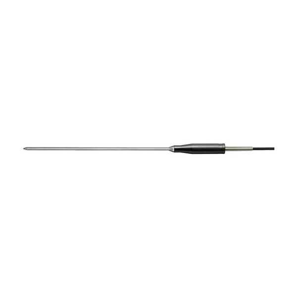 ■特徴 ＳＫ−１２６０用オプションセンサです。  ■用途 アスファルト用先トガリセンサ（取手樹脂）。  ■仕様 φ5×250mm コード1.1m K熱電対 温度0〜300℃ 精度クラス2 ●使用温度範囲(℃):0〜300 ●プローブ長(mm...