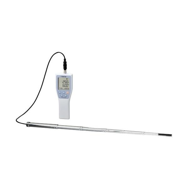 ■特長 研究室や工場などの温湿度測定、ビルの空調管理や室内の温湿度管理に最適なハンディタイプのデジタル温湿度計です。  無線通信（Bluetooth）を使用して、記録中の測定値、または本体に記録済のデータをパソコンへ無線で送信できます。  ...