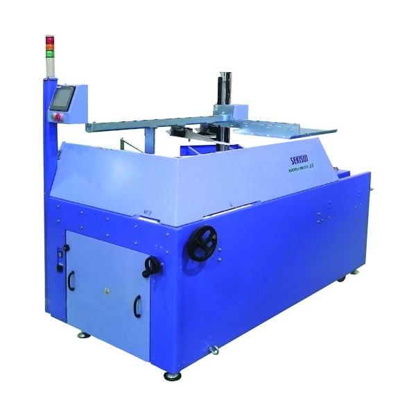 ■特徴 ケースの取り込みからテーピング・搬送まで全自動で行なえます。 タッチパネルの採用で快適な操作性を実現しました。 各種警報システムを標準装備しています。 ケースのサイズ、ハンドル調整、テープ交換も簡単です。 ■用途 ダンボールケースの...