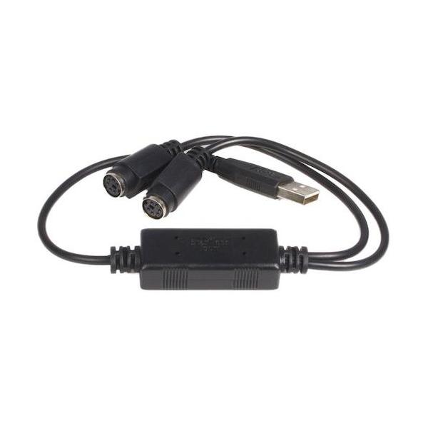 ■特徴 PS/2キーボード、マウスを単一のUSBインターフェースに変換します。 プラグアンドプレイに対応しています。 外付け電源が不要です。  ■仕様 保存温度：-10°C から 60°C  動作温度：0°C から 50°C  湿度：20 ...