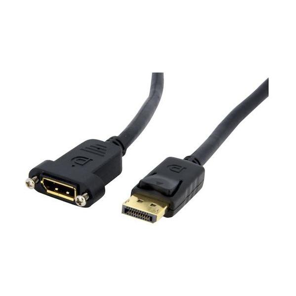 ■特徴 アクセスしやすいパネルにDisplayPortコネクターを固定します。 HBR2対応の4K60Hz解像度をサポートしています。 柔軟なPVC被覆材と脱落を防ぐラッチ付きコネクターを使用しています。 EMIシールドにより高品質ビデオと...