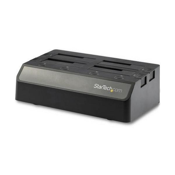 ■特徴 USBポート1口でドライブ4台の操作が可能です。 ファイルバックアップ、ディスクイメージ作成、データ転送などに便利です。 あらゆる容量の2.5／3.5インチSATA HDDおよびSSDに対応します。 一つのベイを使用中に別のベイでド...