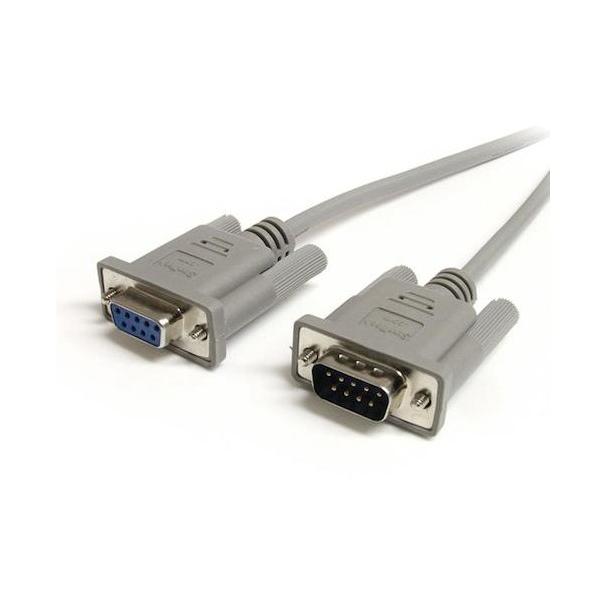 ■特徴 DB9 RS232シリアル延長ケーブルです。  ■仕様 コネクタA：DB9（D-Sub）（9ピン） コネクタB：DB9（D-Sub）（9ピン） シールドタイプ：アルミ箔とドレイン線 色：グレー 保存温度：-20 から 70°C 動作...