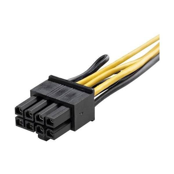 ■特徴 標準型6ピン PCI Express電源を8ピン変換します。 最新ビデオカード用に電源をアップグレードするコストを回避できます。  ■仕様 コネクタA：PCI Express 電源（v 1.x）(6ピン) コネクタB：PCI Exp...