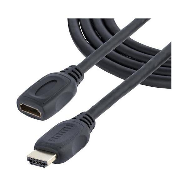 ■特徴 HDMI 1.4仕様に準拠しています。 頑丈なPVC被覆材を使用し、強度を備えたハイスピードHDMI延長ケーブルです。 柔軟なPVCストレインリリーフで長期使用による損傷を軽減します。 アルミマイラー箔と銅編組（85％カバレージ）で...