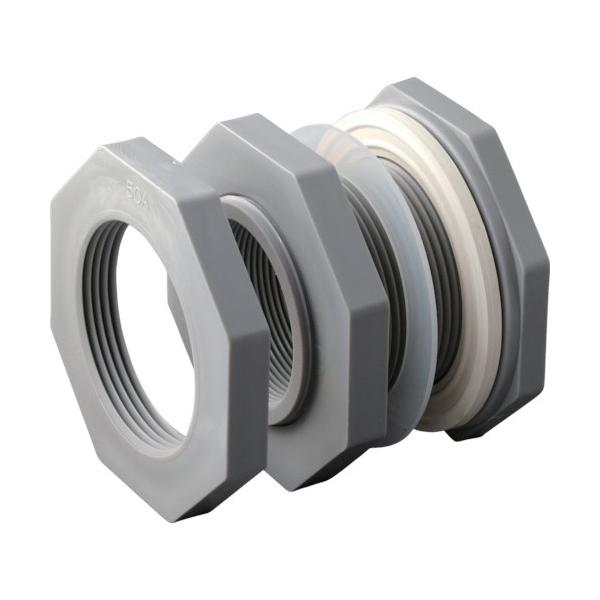 タンク上面管座および側面に取り付けます。 ノズルおよび2枚のナット、2枚のパッキンから構成されています。 管用平行めねじ 内径(mm):73 外径(mm):116 規格:50A ●内径(mm):73 ●外径(mm):116 ●規格:50A ...