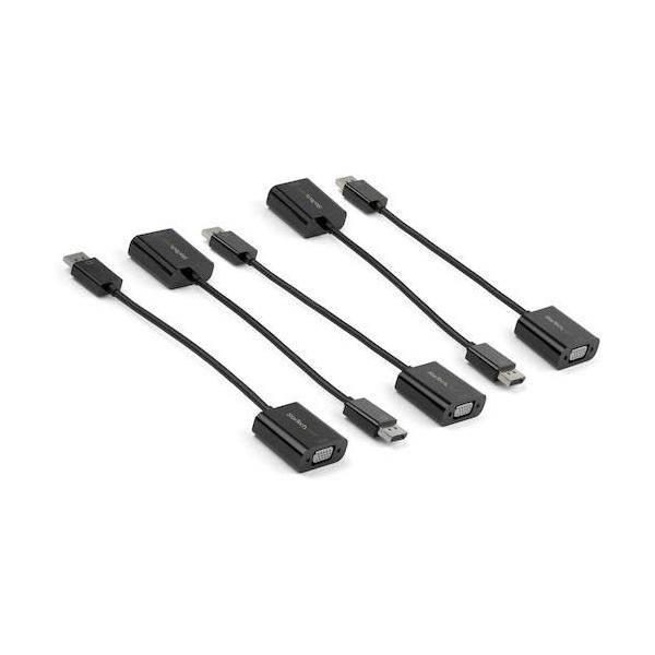 ■特長 DisplayPort（DP）コンピューターとVGAモニター/プロジェクターを接続します。  リピート購入のコストを軽減、ストックとして常備できる5個入りパックです。  DP/DP++ソースをサポートするアクティブアダプターです。 ...