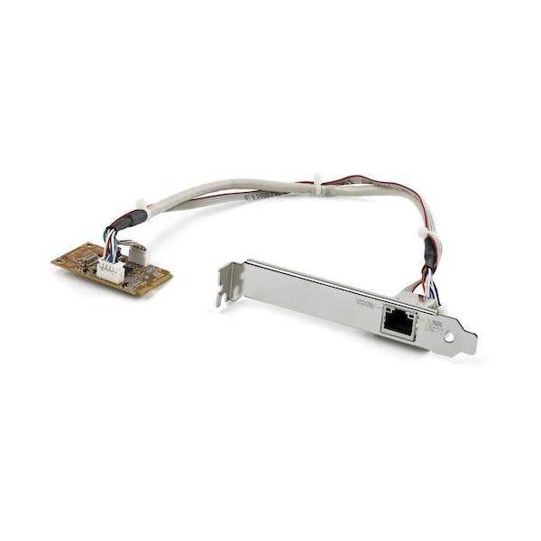 ■特長 Mini PCI Expressスロットにイーサネットポートを増設します。  10/100/1000 Mbpsスピードでネットワークにアクセスが可能です。  小型システムや組み込みシステムに最適です。  標準 &amp; ロープロフ...