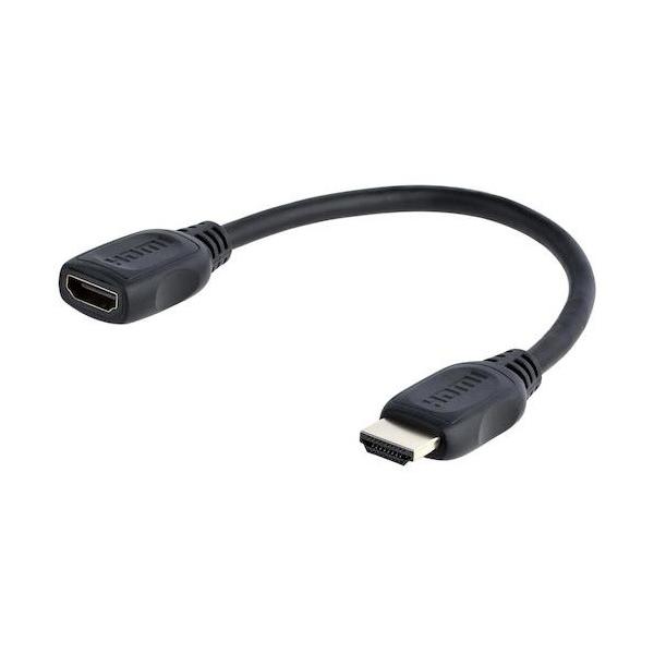■特長 イーサネット対応のハイスピードHDMIケーブルです。  AV機器本体からHDMI（メス）ポートを引き出し、負荷を軽減するポートセーバーです。  頑丈なPVC被覆材を使用し、強度を備えたケーブルです。  優れたEMI保護機能で信号の完...