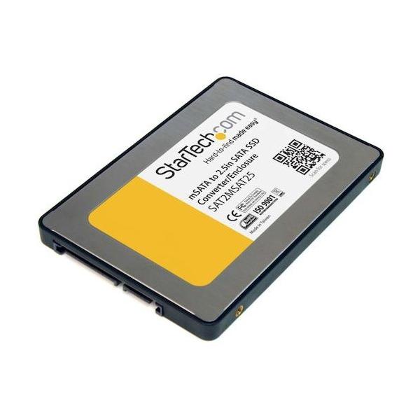 ■特長 mSATA（Mini SATA） mini-SSDを標準型2.5インチSATA SSDに変換します。  SATAデータと電源に対応する完全パススルー設計です。  耐久性の高いアルミとプラスチック製の筐体です。  対応コントローラーと...