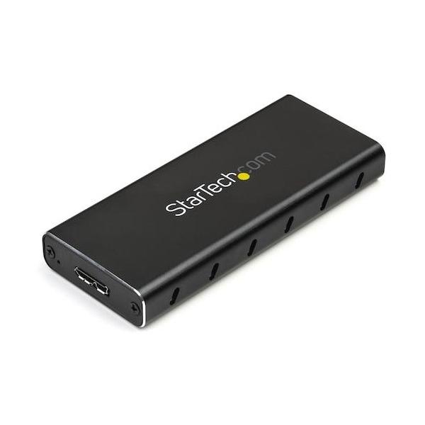 ■特長 SATA M.2 SSDをUSB-C対応ホストの高速外付けストレージとして活用します。  Thunderbolt 3 USB-C ポート互換です。  最適な放熱を行う通気孔付きのアルミ筐体です。  ■仕様 コネクタ形状:デバイス接続...