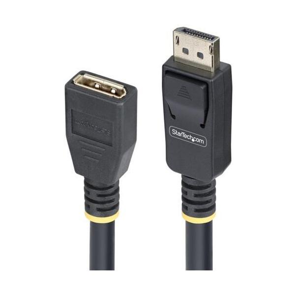 ■特徴 3mのDisplayPort 1.4延長ケーブル（オス-メス）です。 最大解像度8K60Hzまたは4K144Hzに対応し、DP 1.2/1.1との下位互換に対応します。 コネクターには機能を示すマーキングが付いており、適切なケーブル...