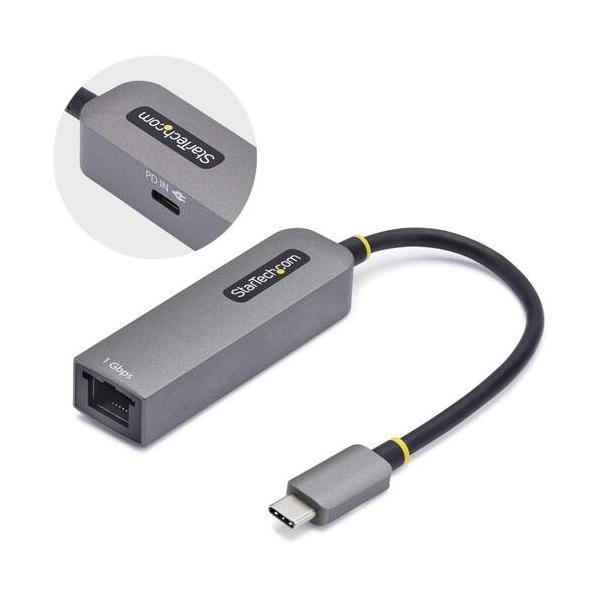 ■特徴 USB-C有線LANアダプターです。 最大100WのPDパススルーポート機能を搭載しています。 Type-Cポートが限られたデバイスでも、ハブを追加せずにポートの共有が可能です。 MacBook、Chromebook、Intel、A...