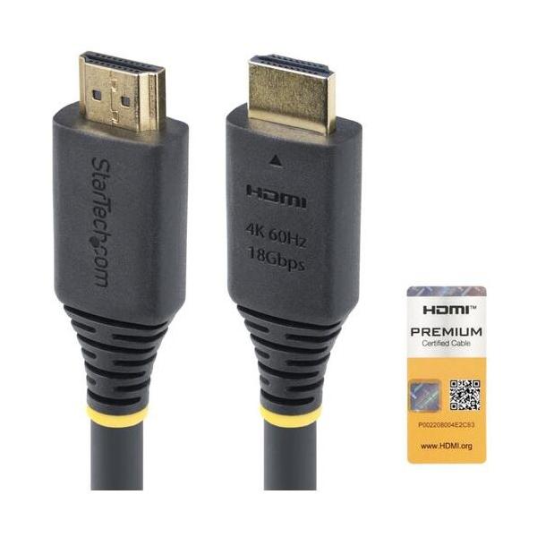 ■特徴 UHD対応プレミアム認証ハイスピードHDMI 2.0ケーブルです。 最大18Gbpsの高帯域で、各種HDMIディスプレイで安定した信号伝送、およびスムーズなビデオ再生が可能です。 HDMI 2.0の性能を備え、優れた互換性を備えてい...