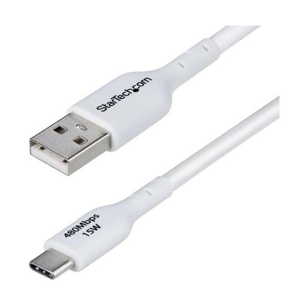 ■特徴 3A 15W対応USB-A - USB-Cケーブルです。 USB-A充電器やモバイルバッテリー、またはUSB-A ホストに接続し、ポータブルUSB-Cデバイスを高速充電します。 1万回を超える挿抜試験をクリアしたニッケルめっきのコネ...