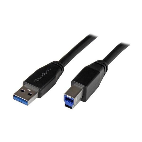 ■特徴 1mのUSB-A - L型右向きUSB Type-Bケーブルです。 USB 3.2 Gen 1に対応しています。 1×USB 3.0 A（オス）と1×USB 3.0 B（オス）端子を搭載しています。 最大転送速度は5Gbpsです。 ...