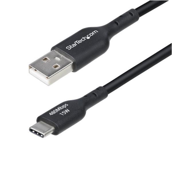 ●USB-A to USB-C充電ケーブル  ●15W/3A急速充電、および480Mbps対応  ●USB-A充電器/モバイルバッテリー/USBハブに接続  ●ポータブルUSB-Cデバイスに対応  ●色:ブラック  ●外径: 3mm  ●被...