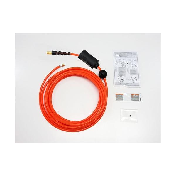 ■特長 エアリールのホースを分解せず簡単に交換できます。  ■用途 当社の指定モデルの専用交換ホースとして。  ■仕様 ホース内径×外径(mm):8.0×12 ホース全長(m):14.5 取付一次側:専用ネジ 最高使用圧力(MPa):1.4...