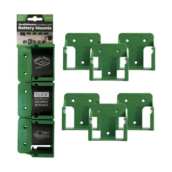 ■特徴 Hikoki/Metabo HPT/Hitachi 14.4V18V36V用バッテリーマウント(ホルダー)です。 木材や壁・机に取り付けることで、バッテリーの整理整頓・安全保管の両立ができます。 マウントに取り付ける時は“カチっ”と...