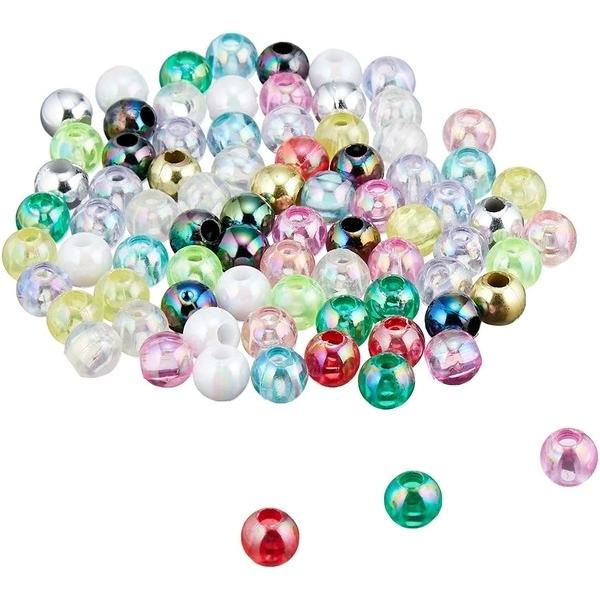 入数: 200個入り 本体サイズ: 8mm 穴の大きさ約3mm 素材: プラスチック インテリア小物や手芸でよく使われている定番のプラスチックビーズです。 島村 ビーズ 丸ビーズ プラスチックビーズ オーロラ 手芸 ハンドメイド 8mm  ...