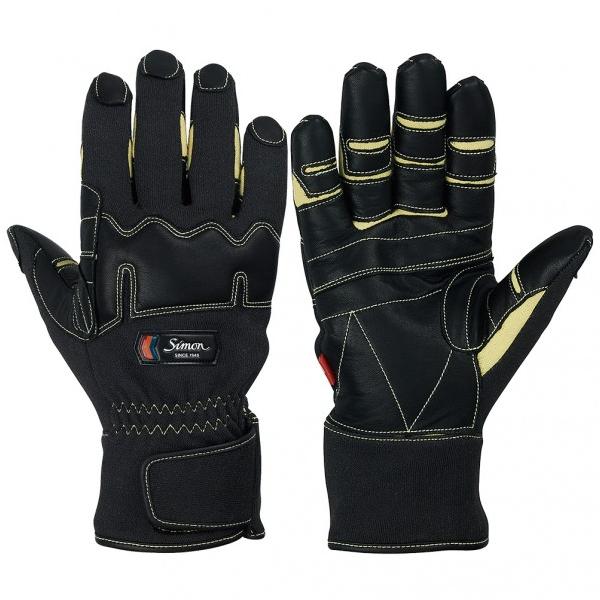 【商品説明】  ●消防隊員用個人防火装備に係るガイドライン適合防火手袋 ●裏地の非逆転性で作業性に優れる！手を引き出すときに裏地が逆転しないので着脱が容易に。 ●OutDryで快適！最先端の防水、防風性、持続性のある断熱効果、抜群のフィット...