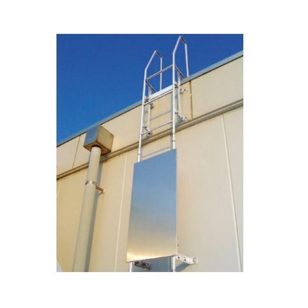 ステップ最下部に取付けて、使用者を制限することができます。 施錠には市販の吊長タイプの南京錠を別途ご用意ください。 取付金具は後付式ですので、既設のKUステップ27、パイプステップ、PSステップに設置することができます。 お選びください。 ...