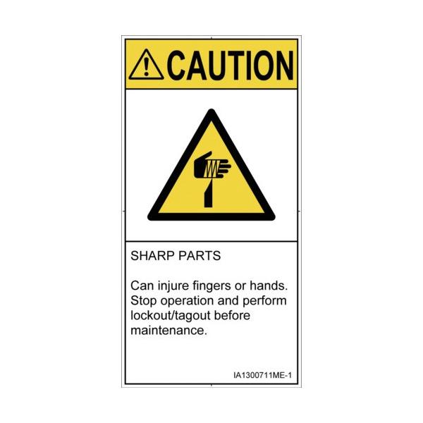 ■特徴 各種安全規格に準拠した小ロットで低価格&amp;多言語対応の警告ラベルです。 ■用途 機械的な危険:切傷注意に。 ■仕様 ラベルのサイズによって1シート当たりのラベル枚数が異なります。 ■材質 基材:PET5ミクロン(UL合格品) ...