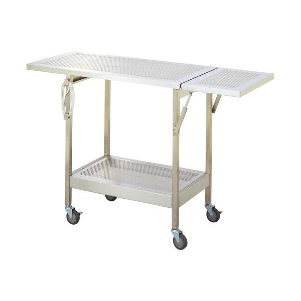 ■特徴 ステンレス製のためクリーンルーム内で使用できます。 ■仕様 キャスター:φ75 ナイロンウレタン 対角ストッパー付 ■材質 本体:SUS304 ヘアーライン    【原産国】 日本製 PLAVOS