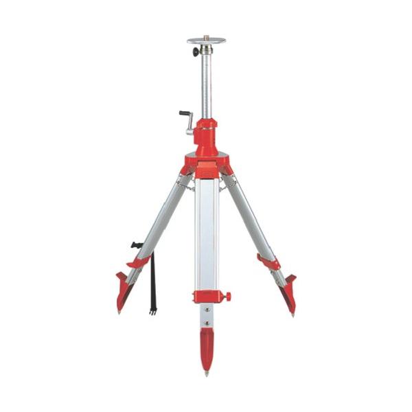 商品画像はイメージ画像です。実際とは異なる場合がございます。 ■特徴 三脚取り付けネジはＷ5／8×11です。  ■用途 測量用品を取り付けて使用  ■注意点 落下等による衝撃を与えないで下さい。 測量用三脚  【入数】 1点 76676