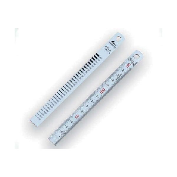 ■特徴 折れ曲がりにくく、強度があります。 取れないエッチング目盛です。  ■用途 コンクリートのひび割れ検査に使用するクラックスケール  ■注意点 用途以外には使用しないで下さい。 クラックスケール  【入数】 1点 58698