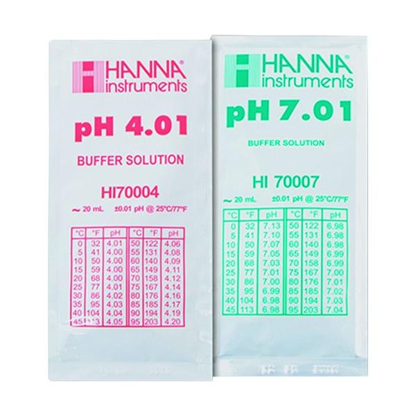 ■特徴 １回の校正に丁度良い量の使い切りタイプです。  ■用途 ph計の校正液に。  ■仕様 ph4.01と7.01 2種×3袋入れ 精度：±ph0.01  ■注意点 使い切りタイプです。 用途以外には使用しないで下さい。 誤飲にお気を付け...
