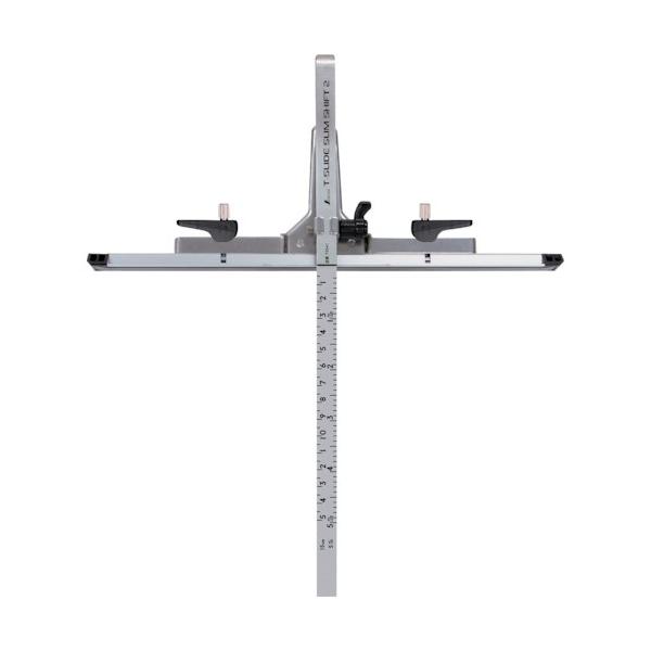 ■特徴 薄板と細巾切断の両シーンで使用が可能です。 突き当てを起こすことで薄板が隙間に入り込まずに切断できます。 突き当てを倒すことで電気丸鋸のベースが隙間に入り込んで、細巾切断が可能になります。 ワンタッチレバーでヘッドを固定・解除できま...