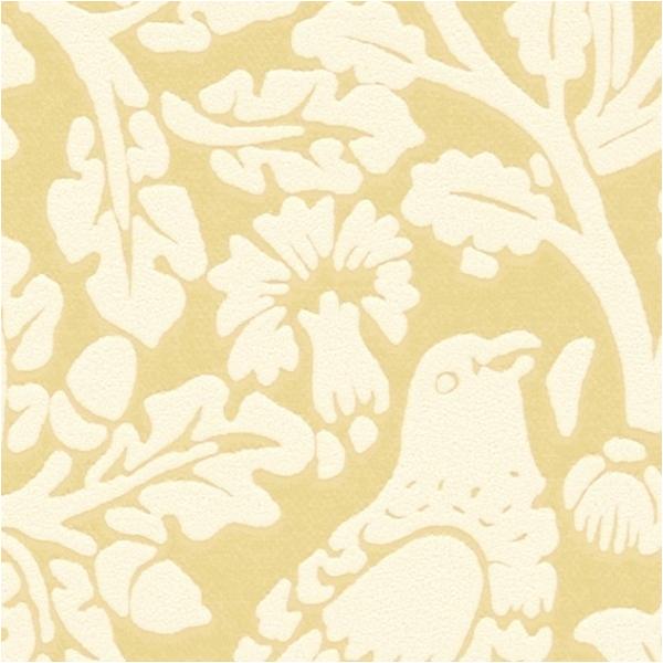 図案の中に紛れ込んだ鳥とウサギがかわいらしく、シンメトリックな構成も絵本の挿絵のようなイギリスらしさ溢れるデザイン。  モリスの田舎の家の周りの風景を彷彿とさせるような、イギリスの生垣に集まる野生の植物や動物を表現しています。  規格:92...