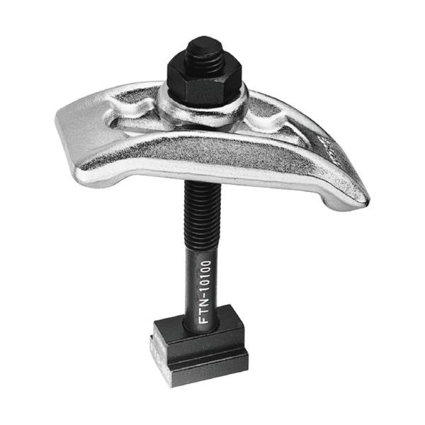 ■特徴 本体が最大24°まで傾斜しても取り付けができる機構になっています。  ■用途 加工物の固定に。  ■セット内容 本体、自在座金、六角ナット、スタッドボルト、Tスロットナット  ■材質 スチール（S55C）   【入数】 1S FT1...