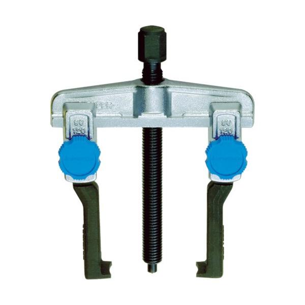 商品画像はイメージ画像です。実際とは異なる場合がございます。 ギヤ・プーリ、ベアリング引き抜き専用工具です。 薄爪型です。 爪が平行にスライドするため狭所作業に威力を発揮します。 爪をセットし直すだけで外掛と内掛の両方に対応できます。 適合...