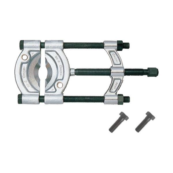 商品画像はイメージ画像です。実際とは異なる場合がございます。 1mm以下の爪厚さで、狭いすき間にもはまります。 スピーダーのおねじのみを締め付けるタイプです。 G・GL型で爪の入るすき間のないベアリングやギヤなどの引き抜きに最適な補助ツール...