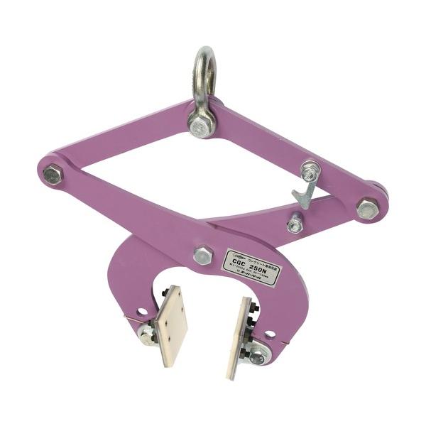 ■特徴 軽量でJIS規格を上回る耐荷重設計です。 特殊ゴム製パッドにはスパイク機構を採用し、吊り荷を確実にクランプします。  ■用途 鉄筋コンクリートU形、片肉厚U形、U字フリューム・コンクリート棚板などの吊り上げ作業。  ■仕様 パッド式...