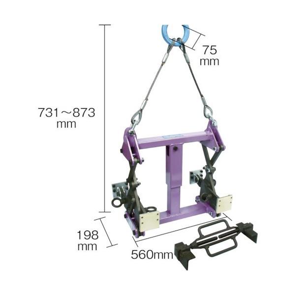 ■特徴 完全自動着脱の繰り返し作動により、作業が迅速かつ簡単に行えます。 吊り具が道糸に接触せず、また側溝の外側に必要以上の空間が不要です。 特殊ゴム製パッドにはスパイク機構を採用し、吊り荷を確実にクランプします。 別売部品セットを使用すれ...