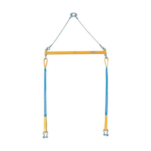 商品画像はイメージ画像です。実際とは異なる場合がございます。 ■特徴 安全とバランスのよい吊り上げ作業のための専用天秤です。  ■用途 ハウジング用パネル吊り作業用天秤。  ■付属品 スリングベルト（1m）、シャックル、ワイヤロープ、吊環（...