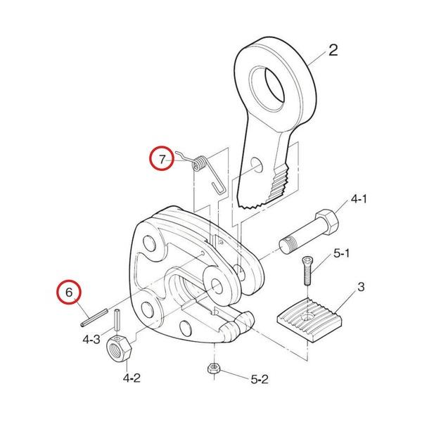 ■仕様 形鋼クランプ(HLC・HLC-S)用ばね    【重量】 14G 【入数】 1S 【原産国】 日本製 HLS2